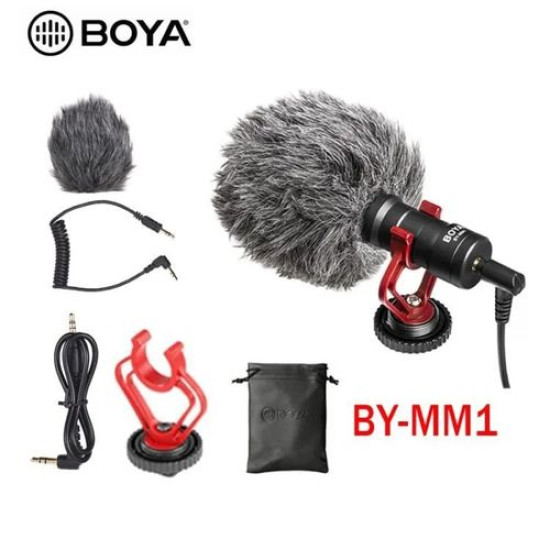 JM Technologie Maroc, MICROPHONE POUR CAMERAS & SMARTPHONES BOYA BY-MM1